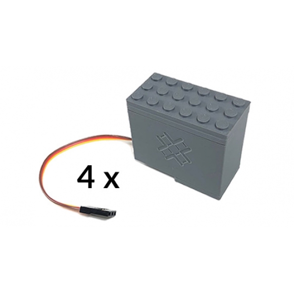 4 wissels Starter Set (voor LEGO wissels)